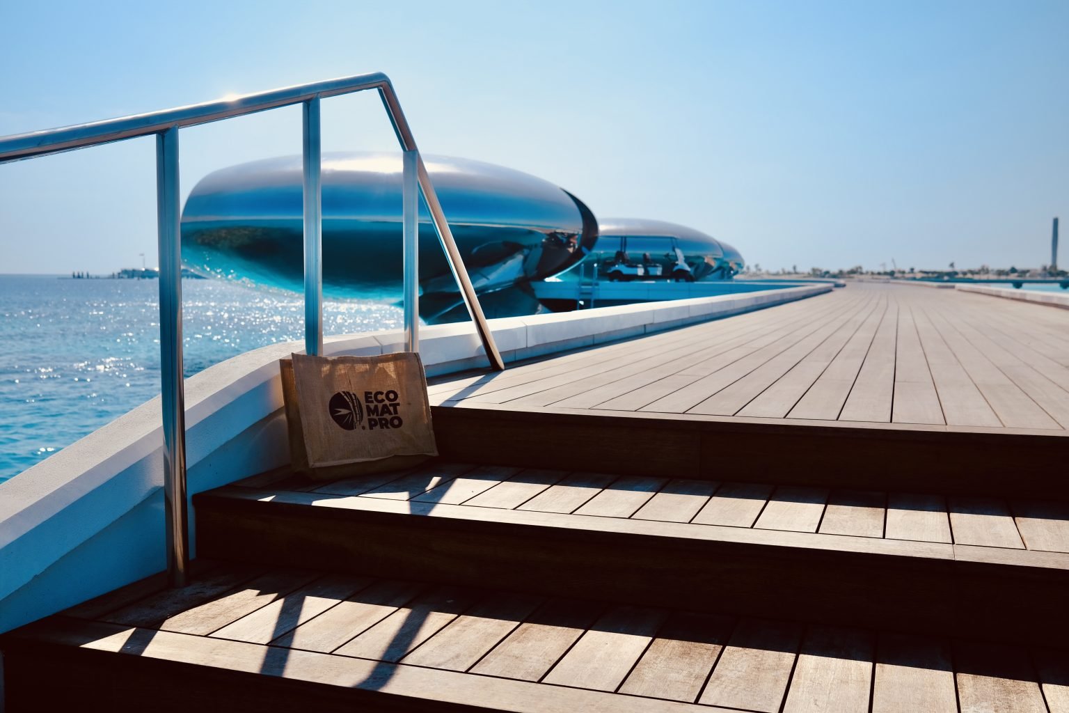 EcoMatPro’s proprietary Flex Weave process brings the Desert Hue bamboo ...